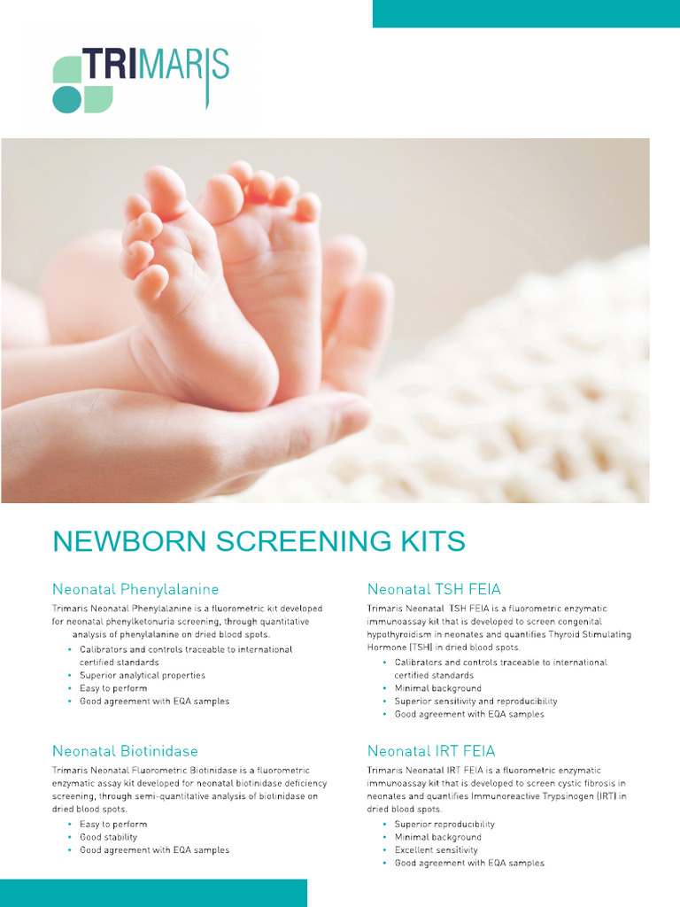 Newborn Screening Kits 2022 | PDF | Teaching Methods & Materials ...