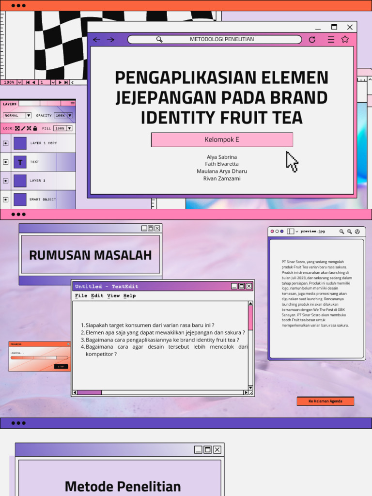 Presentasi Metlit 1 - (Kelompok E) | PDF | Karier & Perkembangan | Seni