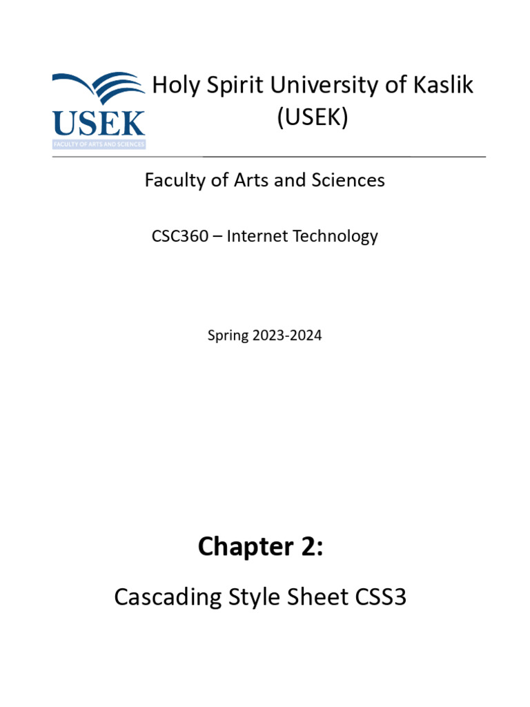 Cascading Style Sheet CSS3 - 2 | PDF | Html | Html Element
