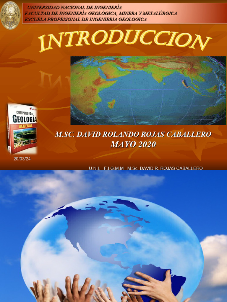 1 DRC Geologia Intro 2020 | PDF | Geología | Roca (geología)
