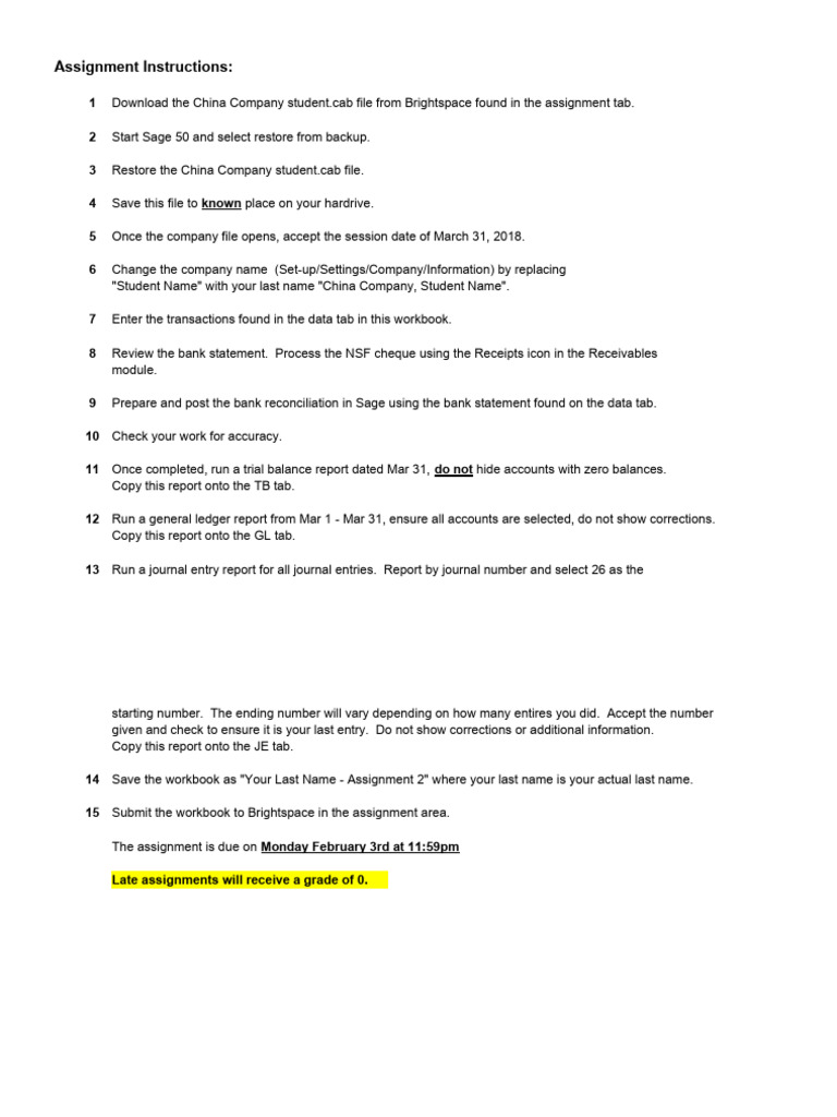 Sage 50 Loan Recording Assignment | PDF | Equity (Finance) | Debits And ...