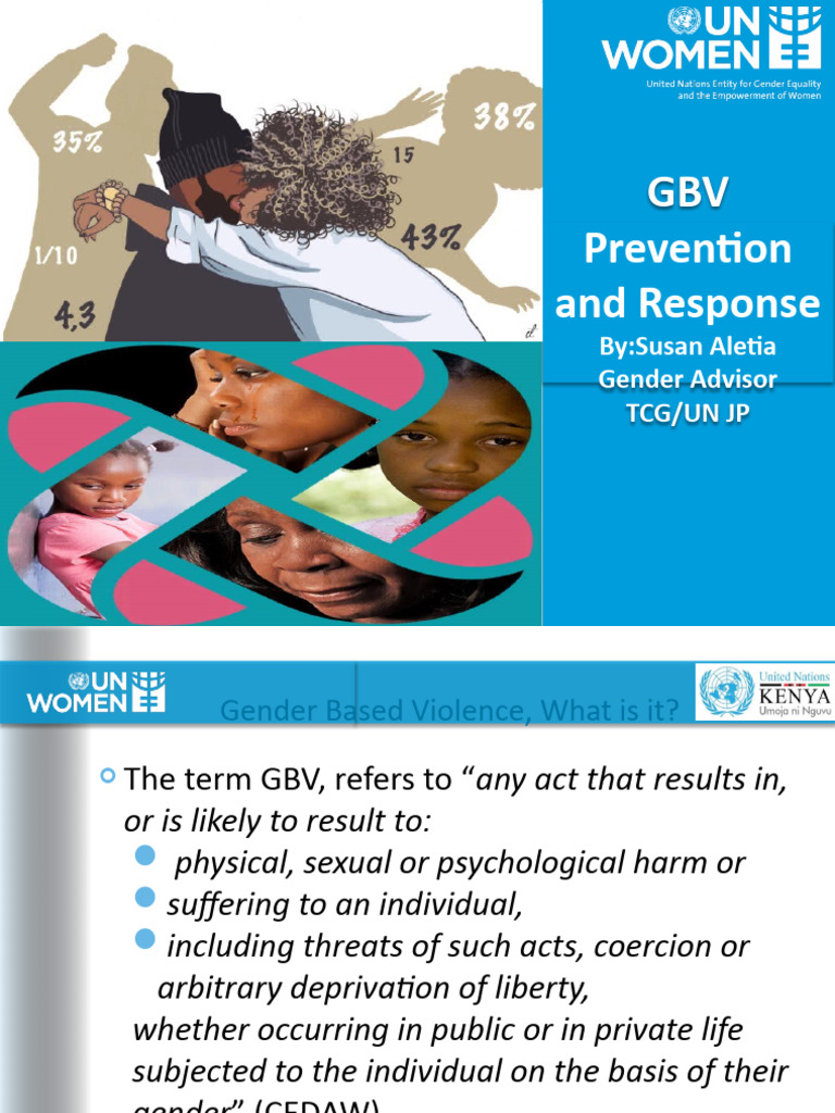 GBV Presentation | PDF | Violence Against Women | Violence