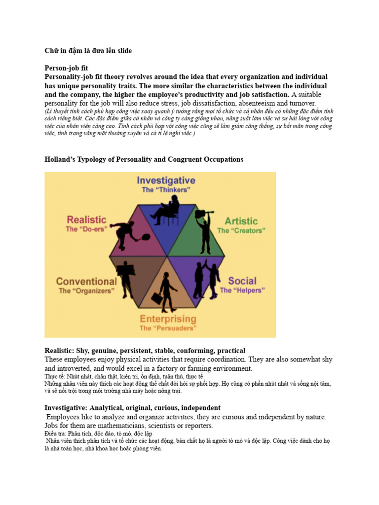 Person-Job and Person-Organization Fit | PDF