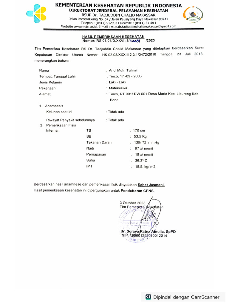 Skbs. AndiTahmil | PDF