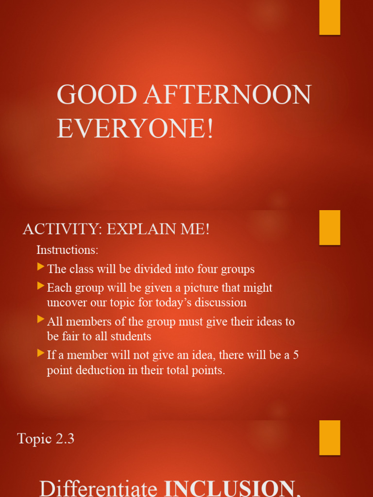 Integration Segregation Inclusion and Exclusion | PDF | Inclusion ...