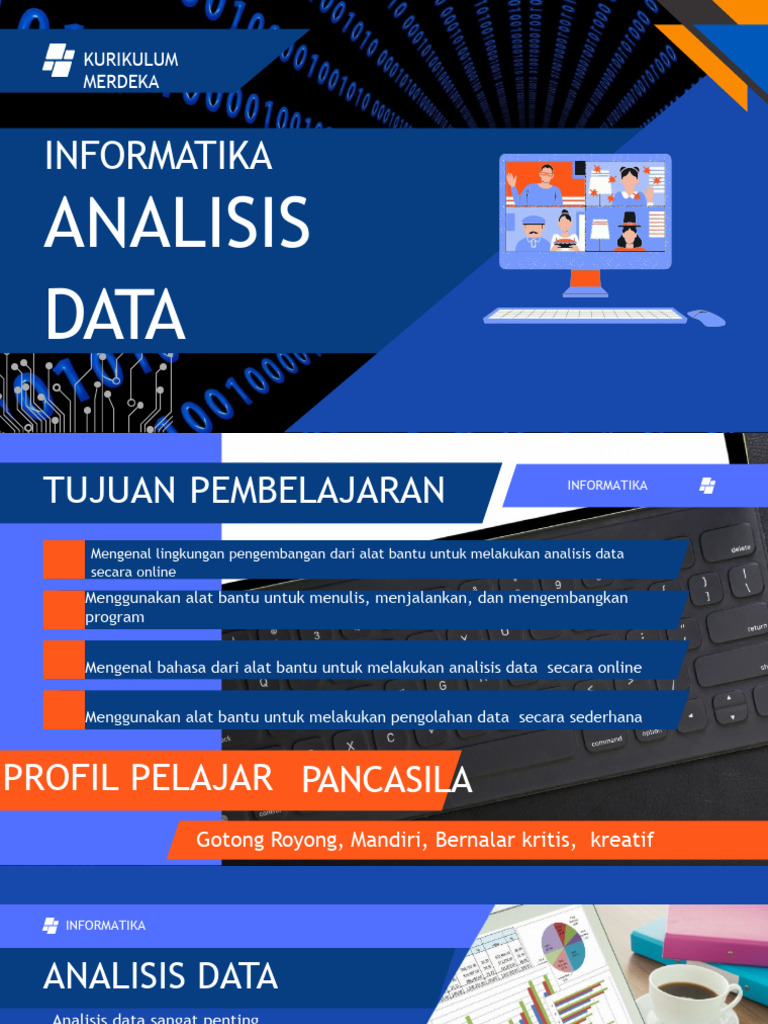 Analisis Data dalam Kurikulum Informatika | PDF