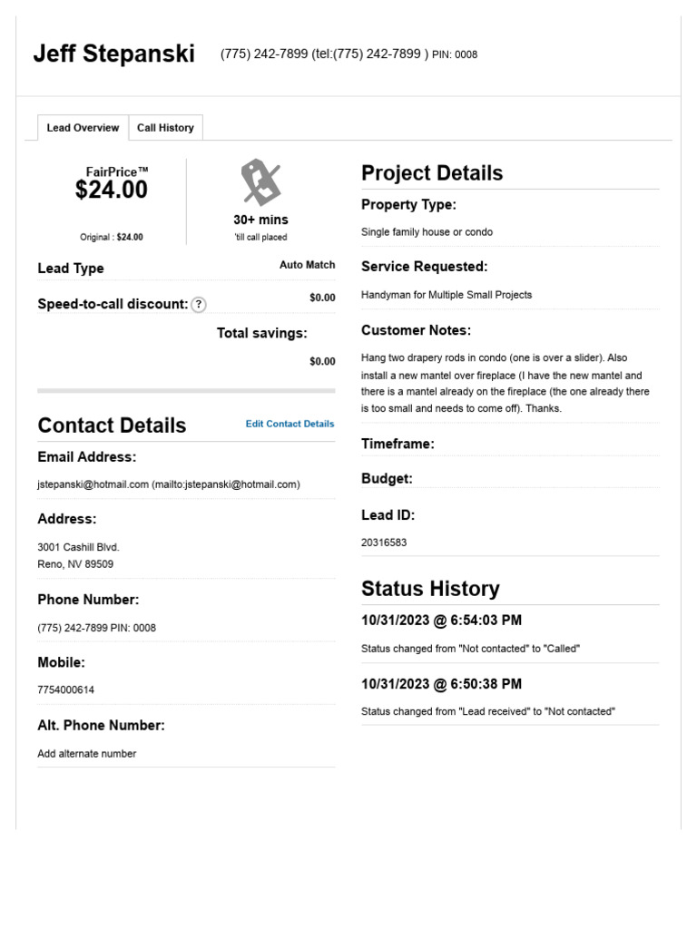 CraftJack Lead Manager Dashboard | PDF | Arm Architecture | Apple Inc ...