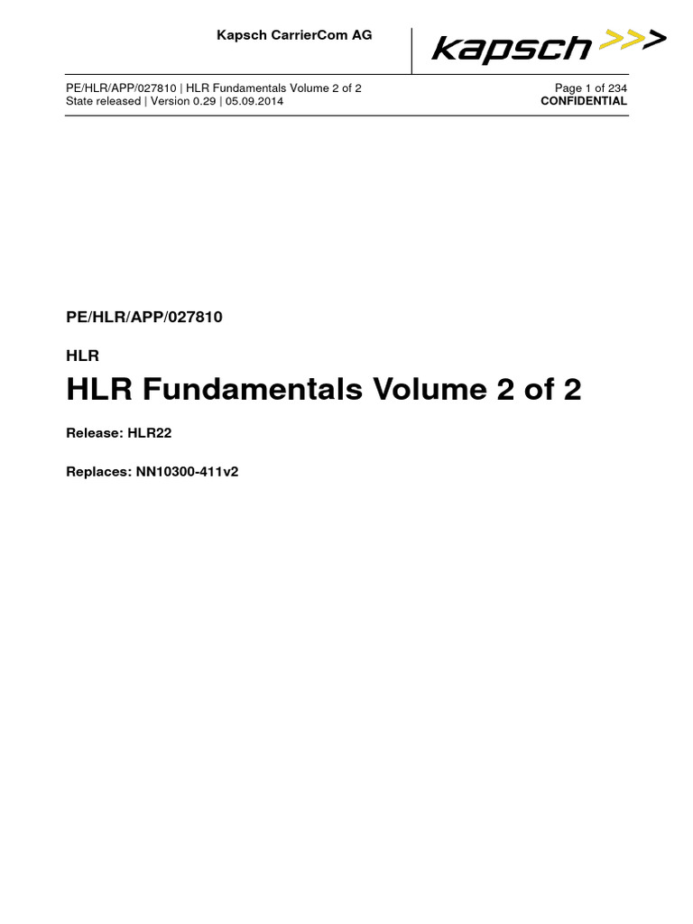 HLR Fundamentals Volume 2 of 2 | PDF | Backup | Databases