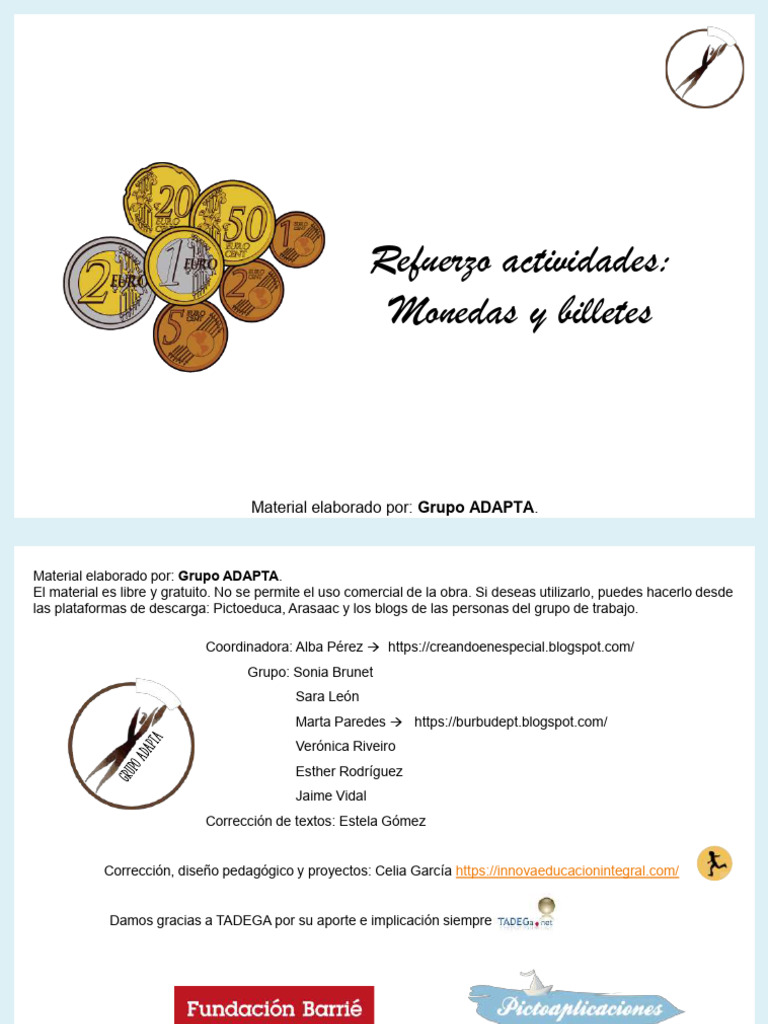 Monedas y Billetes Minusculas | PDF | Arte