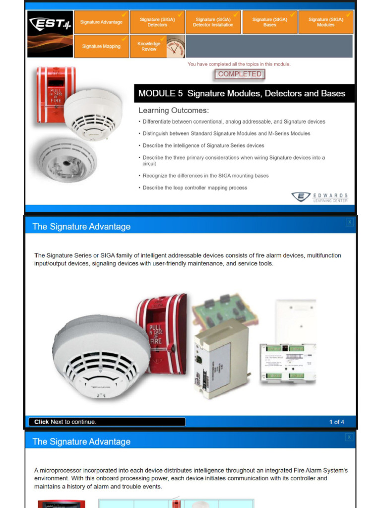 Modulo 5 - Signature Modules, Detectors and Bases | PDF