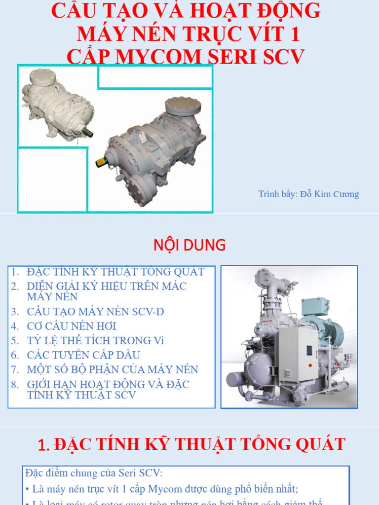 4. Cấu Tạo Và Hoạt Động Trục Vít SCV | PDF