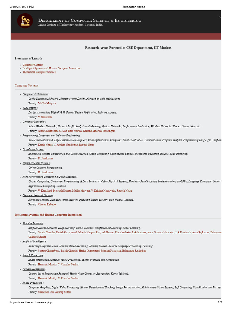 Research Areas Computer Science Phd Pdf Combinatorics Parallel Computing
