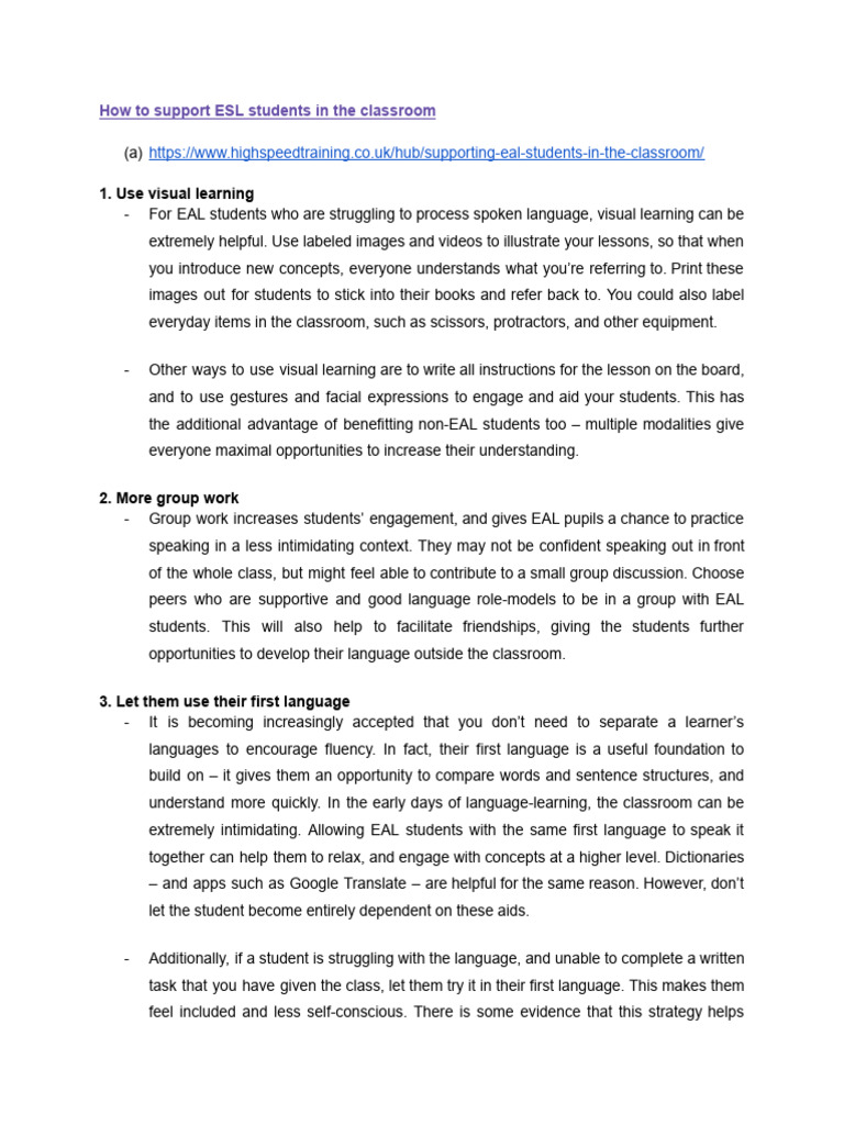 TSLB 3293 Tutorial I | PDF | English As A Second Or Foreign Language | Teachers