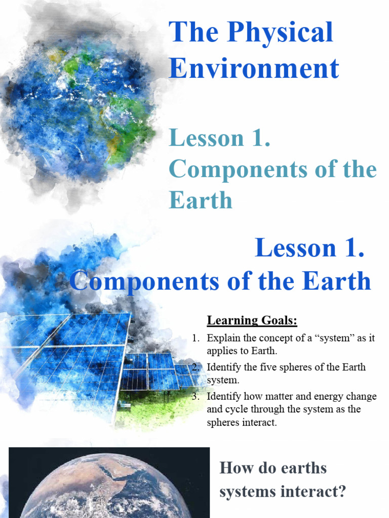 Understanding Earth's Five Spheres | PDF | Earth Sciences | Earth