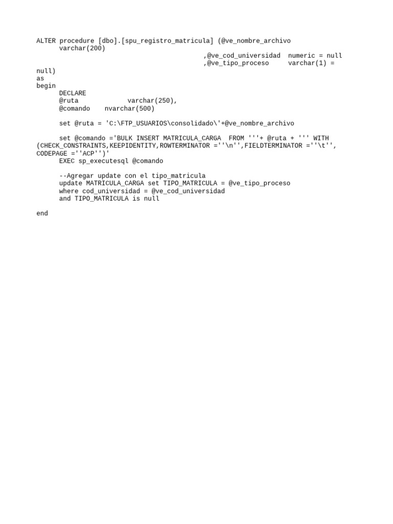 Bulk Insert Pdf Métodos Y Materiales De Enseñanza 