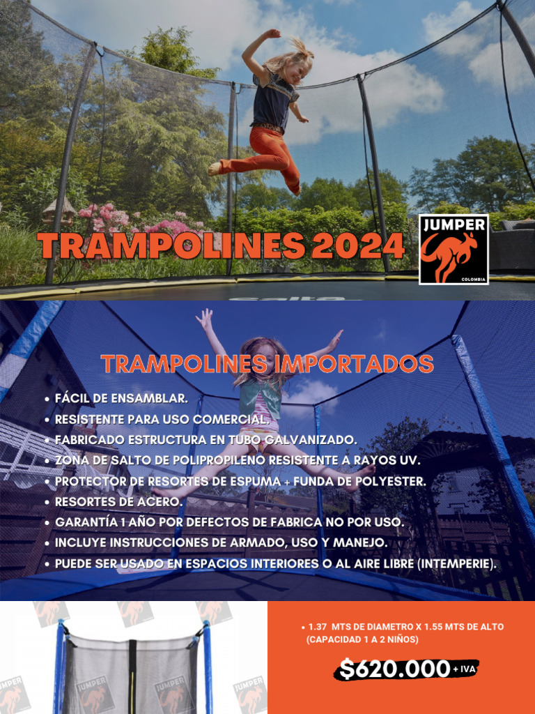 Trampolines 2024: Variedad y Calidad | PDF | Materiales | Procesos ...