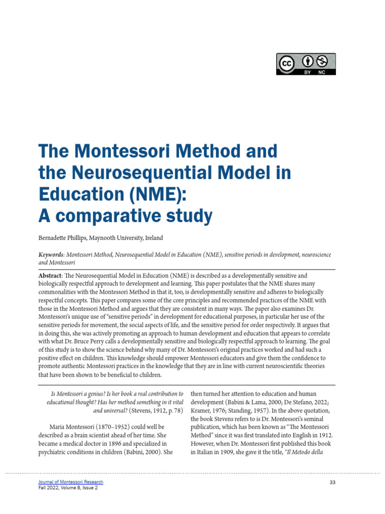 Neurosequential Model in Education | PDF | Montessori Education | Memory