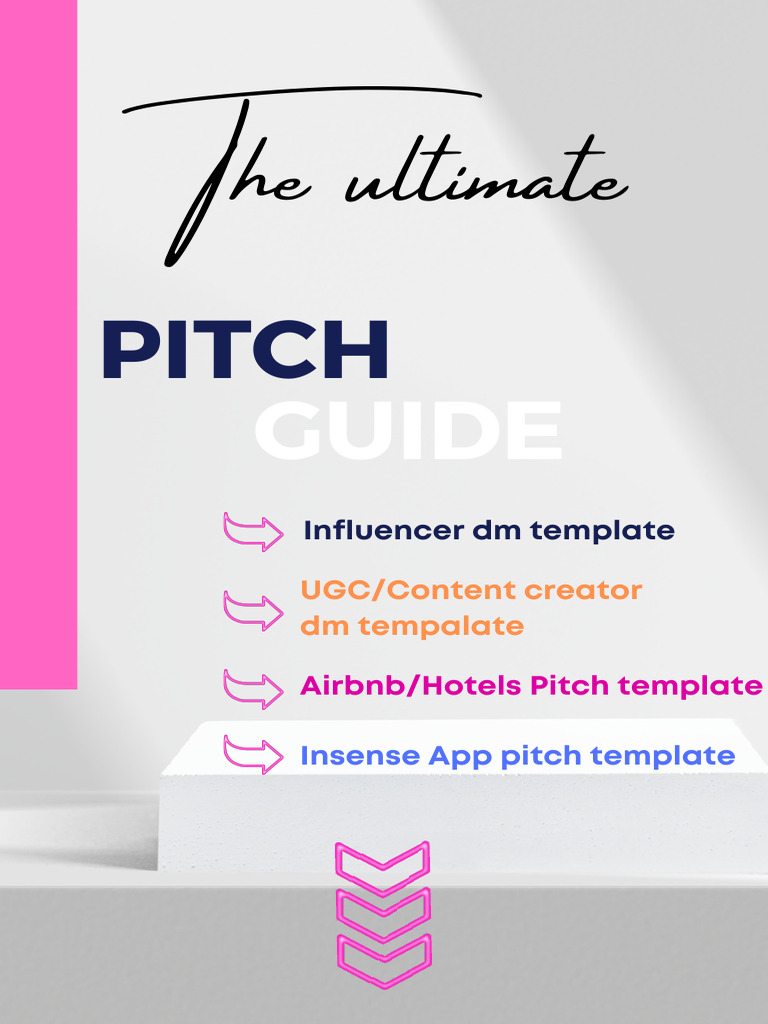 4 in 1 Pitch Guide | PDF | Social Media | Popular Culture & Media Studies