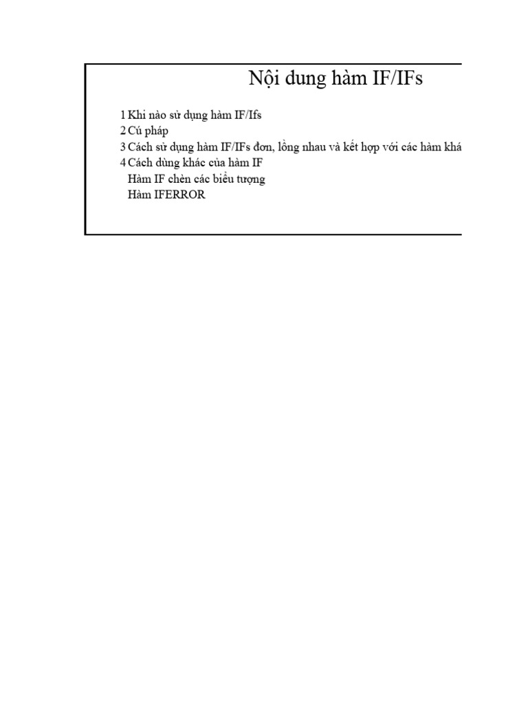 Bai 03 - Ham If Va IFs | PDF