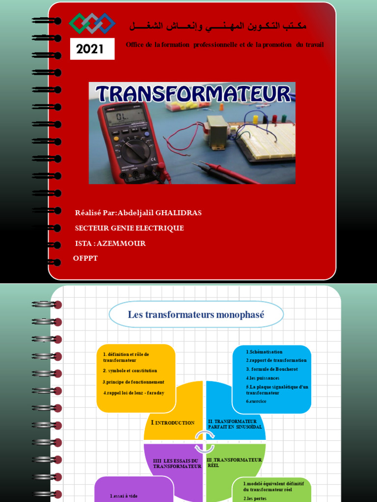 Cours sur les transformateurs électriques | PDF | Transformateur ...