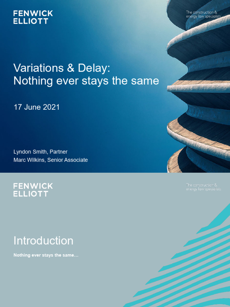 Variations and Delay | PDF | Private Law | Justice