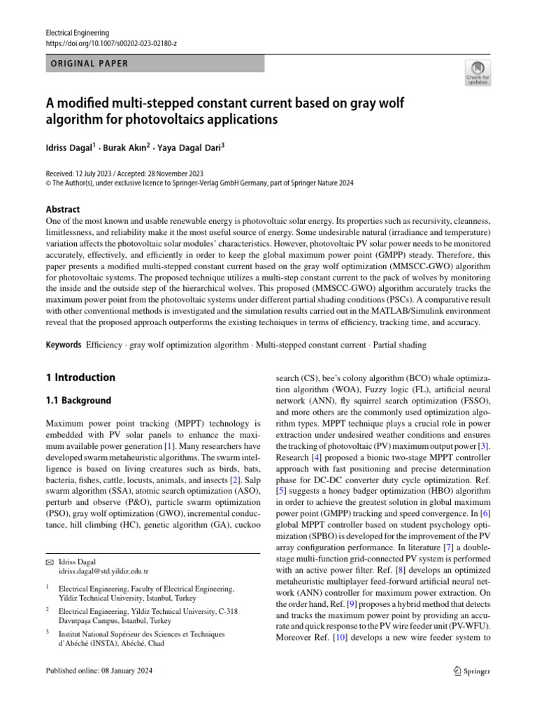 A Modified Multi-Stepped Constant Current Based On Gray Wolf Algorithm ...