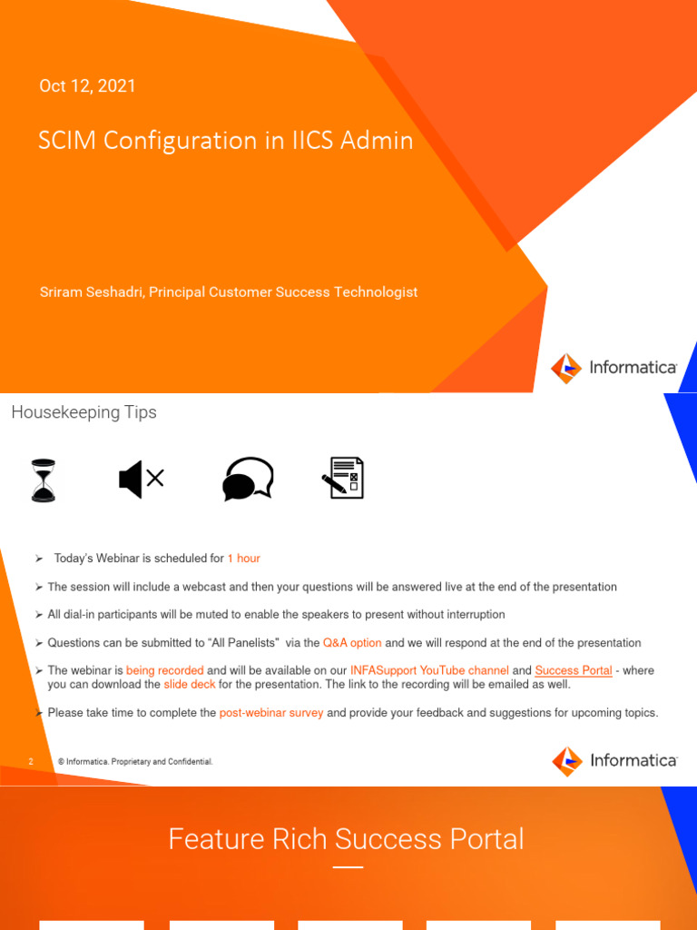 SCIM Configuration in IICS Admin | PDF | Information Technology Management | Software