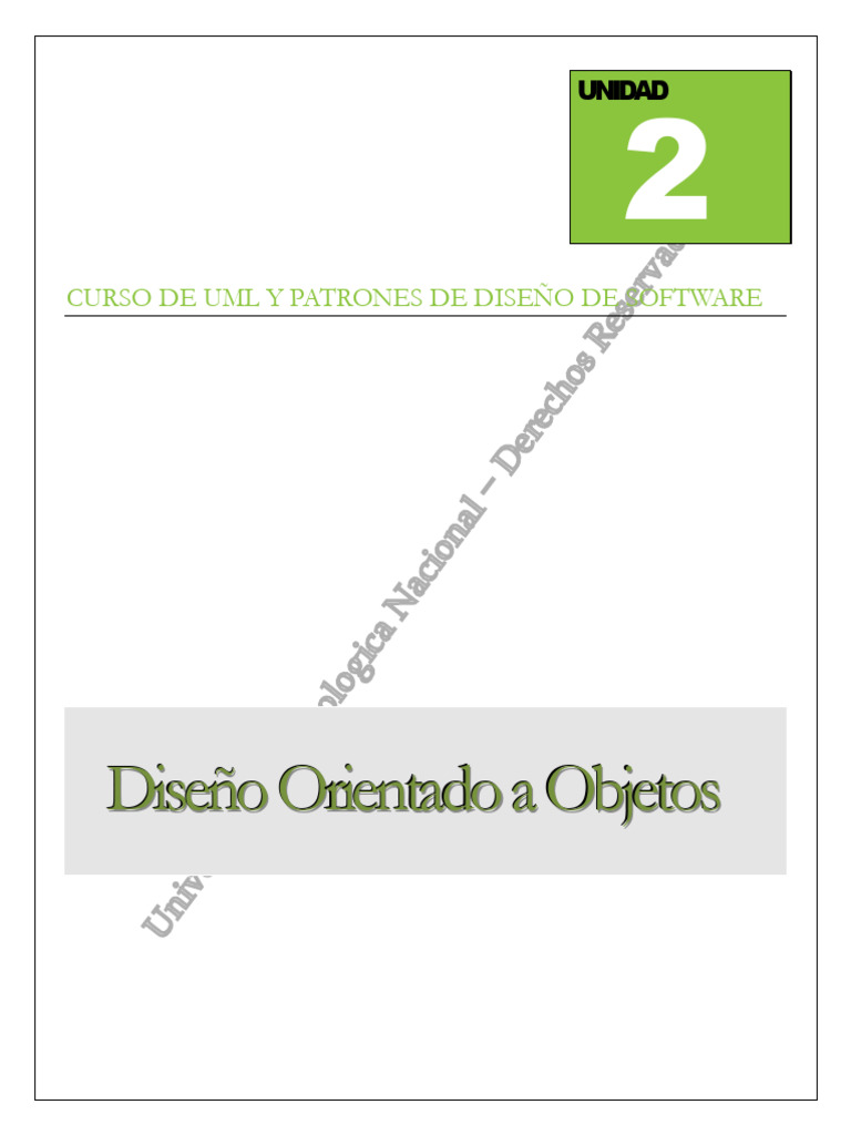 Unidad_2 | PDF | Objeto (informática) | Caso de uso