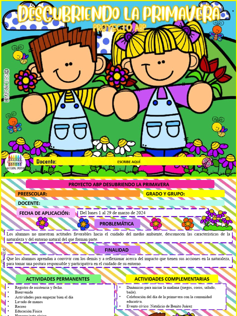 Proyecto ABP: Descubriendo la Primavera | PDF | Abejas | Empatía