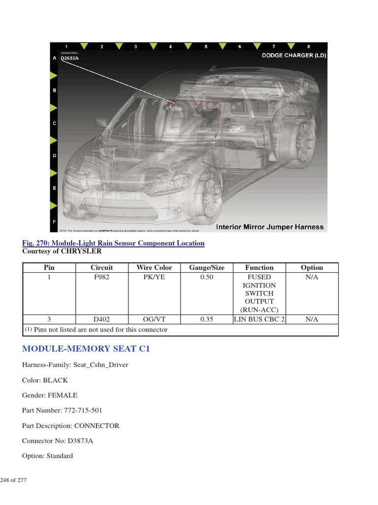Cablage Connecteurs Siege | PDF | Automotive Industry | Vehicle Technology