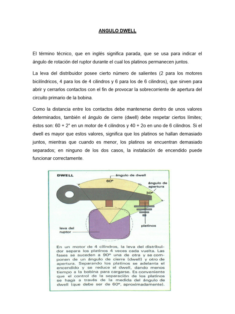 ANGULO DWELL | PDF | Inductor | Electromagnetismo