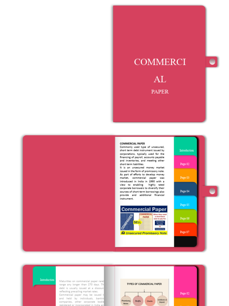 Commercial Paper Deck | PDF | Commercial Paper | Reserve Bank Of India