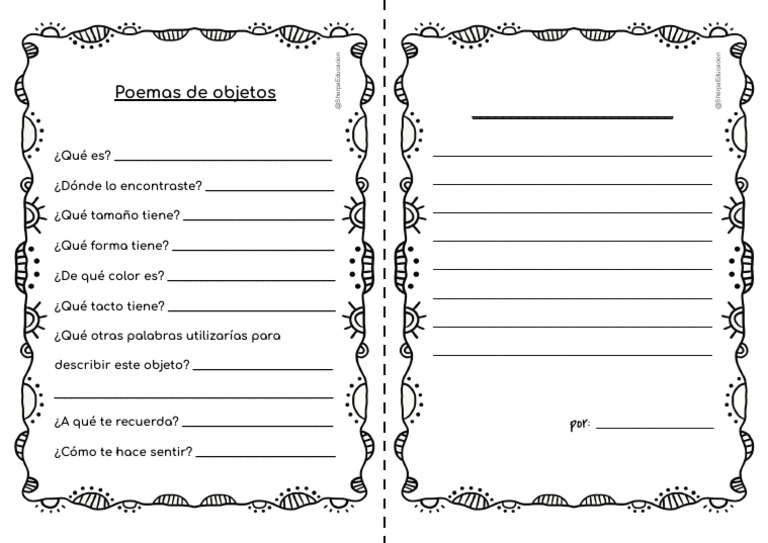 Poemas para Describir Objetos | PDF