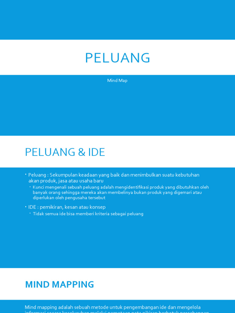 Mind Map | PDF | Bisnis