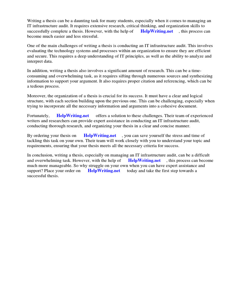 Term Paper Managing An It Infrastructure Audit | PDF | Computer Security | Security