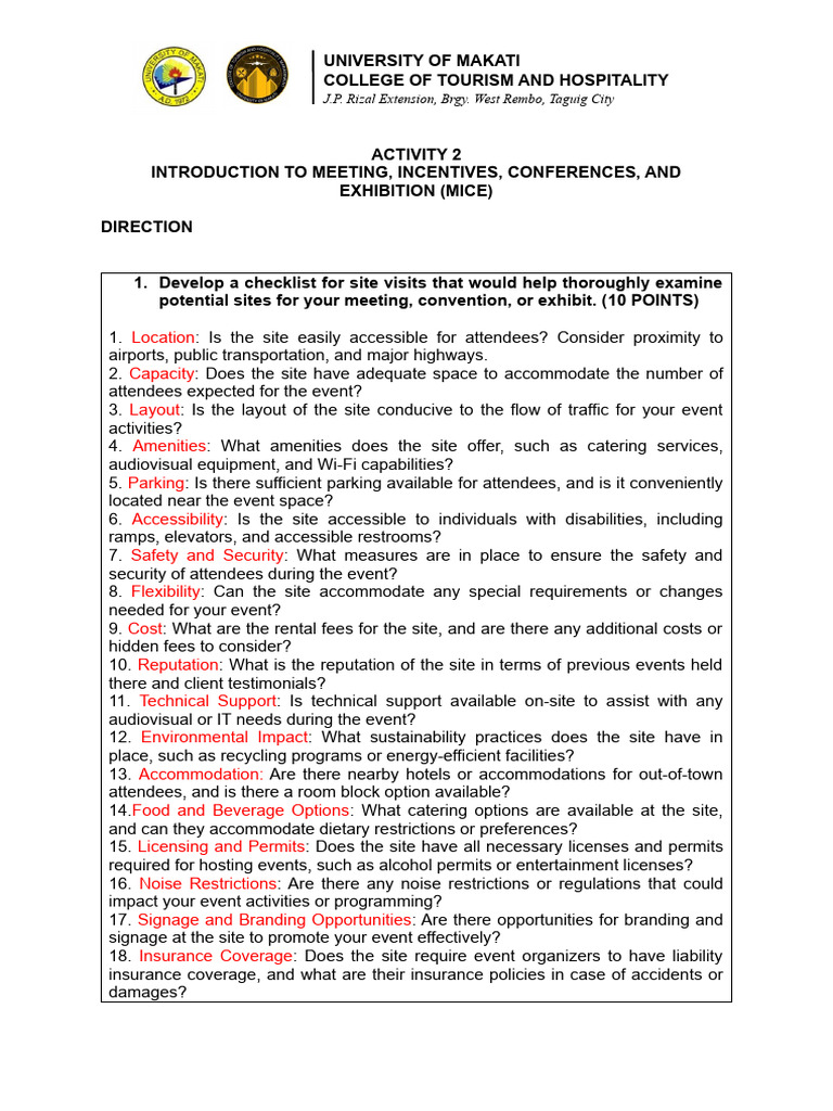 Activity 2 - Intro To Mice | PDF | Marriott International | Essays