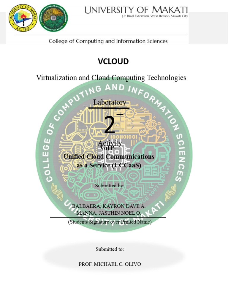 VCLOUD-Laboratory Exercise#2 | PDF | Router (Computing) | Network Switch