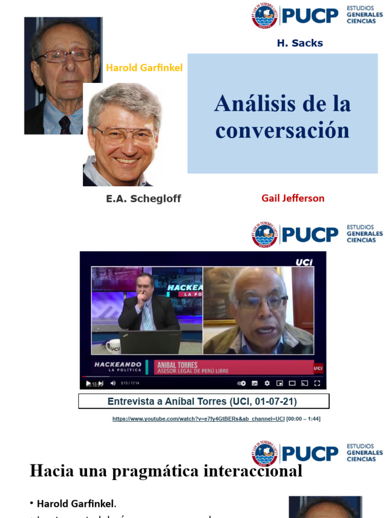 Fundamentos del Análisis Conversacional | PDF | Metodología | Educación ...