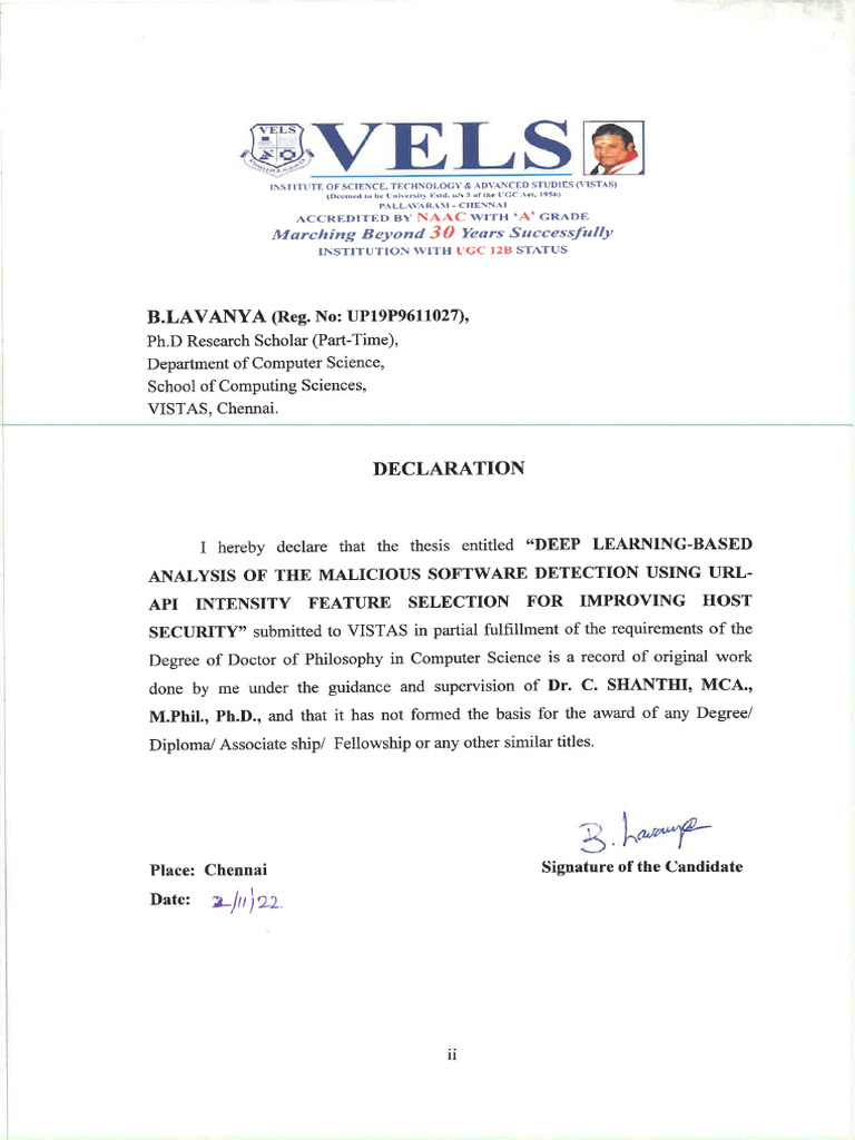 02_prelim pages | PDF | Machine Learning | Malware