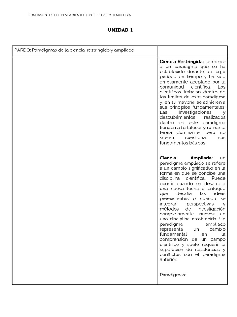 Epistemologia (Todo) - Cuadernillo Resumen U1,2y3 | PDF | Razonamiento inductivo | Conocimiento