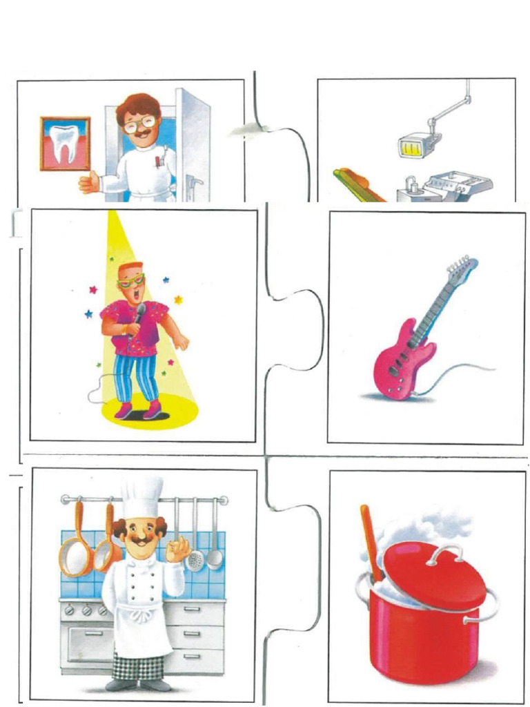 Puzzle Meserii | PDF