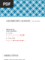 Geometry Lesson 2 | PDF | Line (Geometry) | Geometry