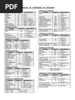 Tabelas de Conversão de Medidas | PDF | Massa | Notação