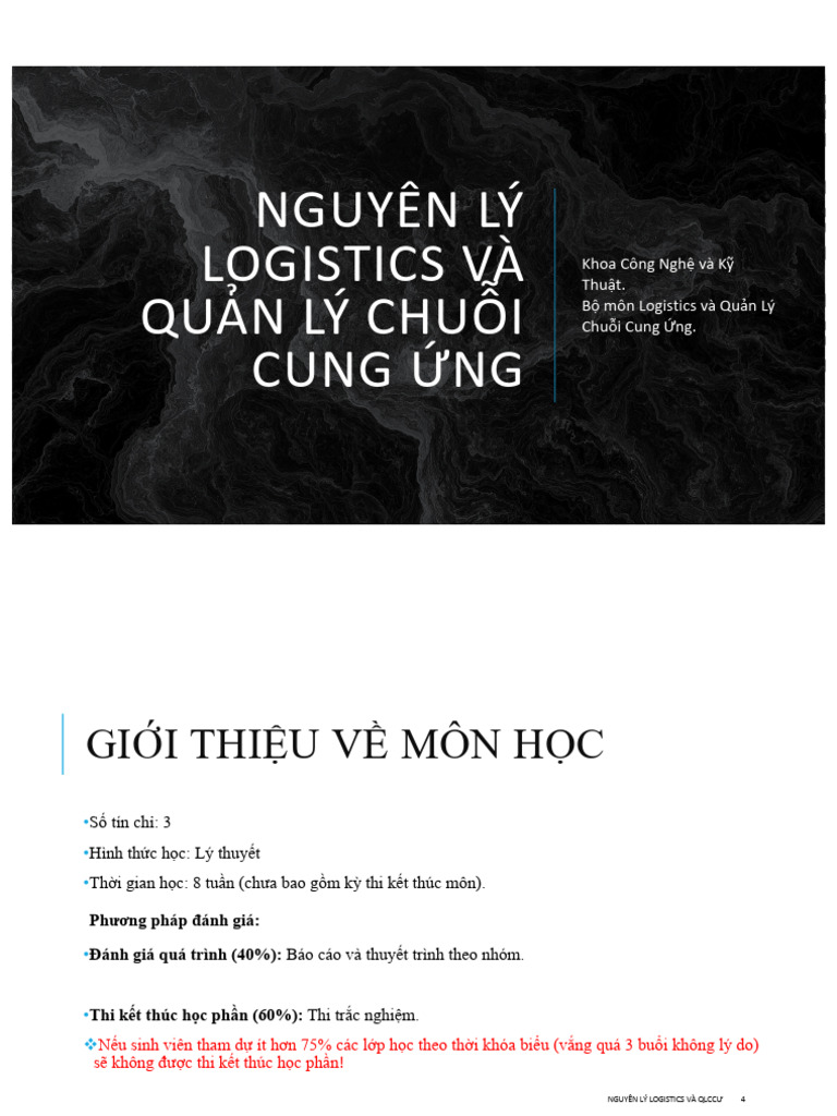 Chương 1 - Tổng quan về SCM (1) | PDF