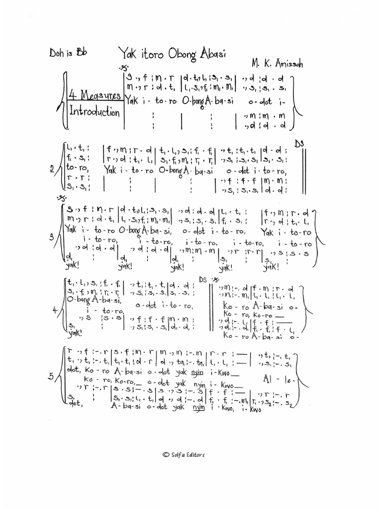 Yak Itoro Obong Abasi | PDF