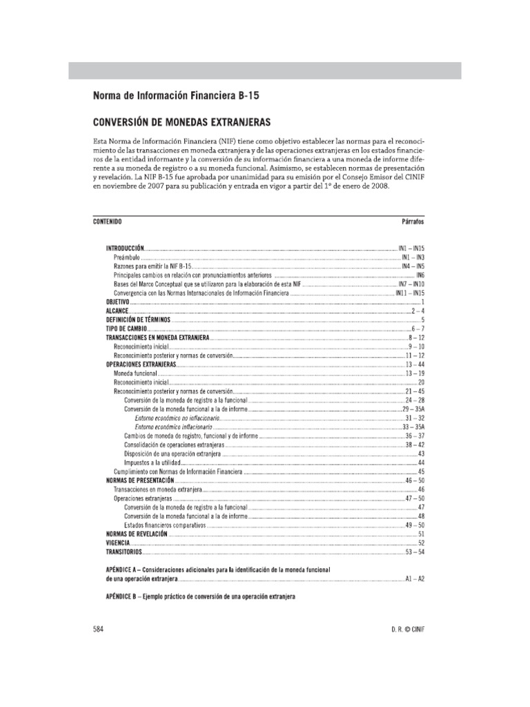 NIF B15 2022 | PDF