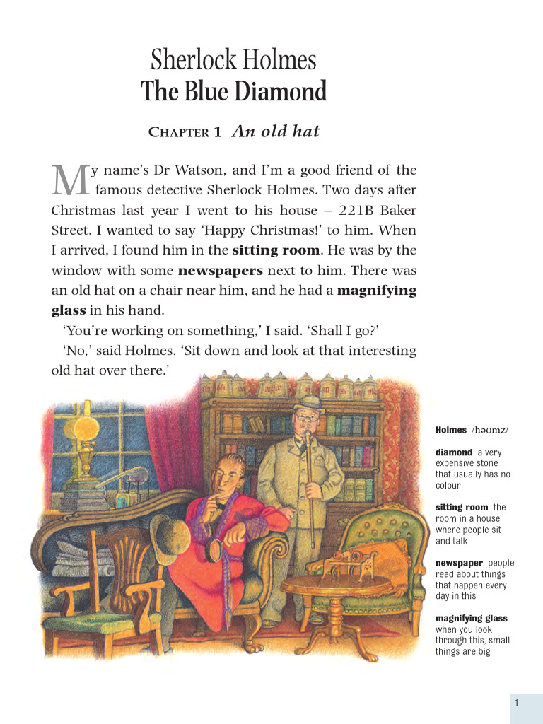 Dominoes 1 Sherlock Homes The Blue Diamond Sample | PDF | Sherlock ...