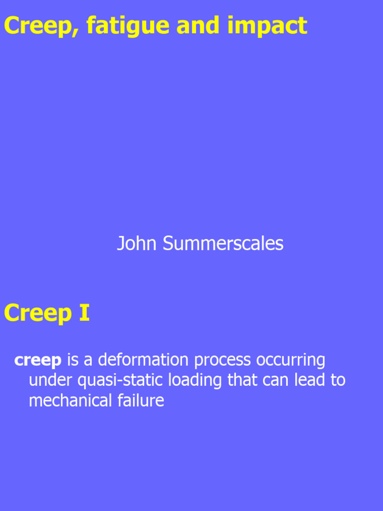 Mats324a5 Cfi | PDF | Creep (Deformation) | Strength Of Materials