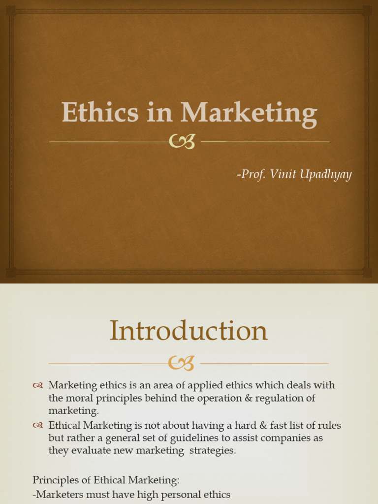 CHP 6 - Ethics in Marketing | Download Free PDF | Advertising | Marketing