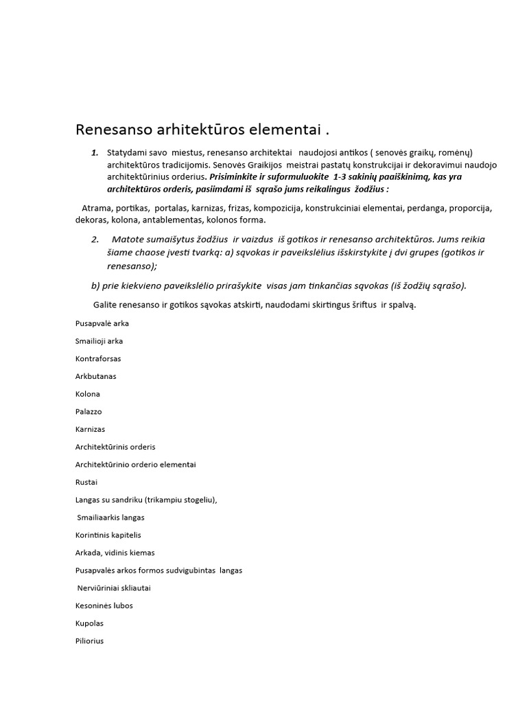 Renesanso Architektura | PDF